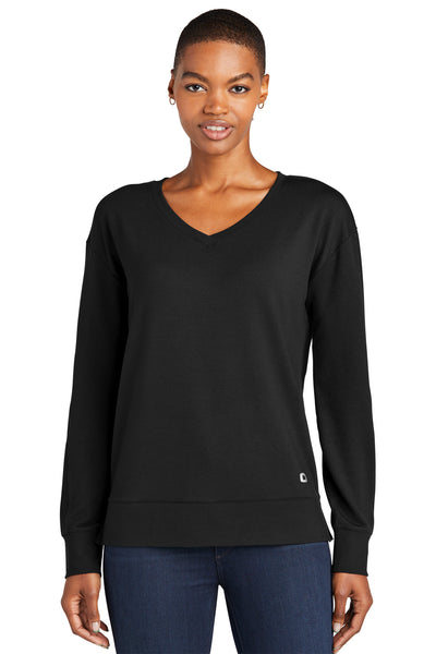 LOG825 OGIO Women's Luuma Flex Long Sleeve V-Neck – Bevcomm Shop